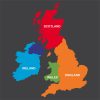 UK Map – Creative Preformed Markings