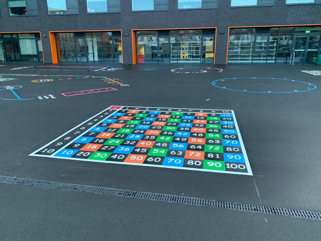 Creative Preformed Markings – School Playground Markings