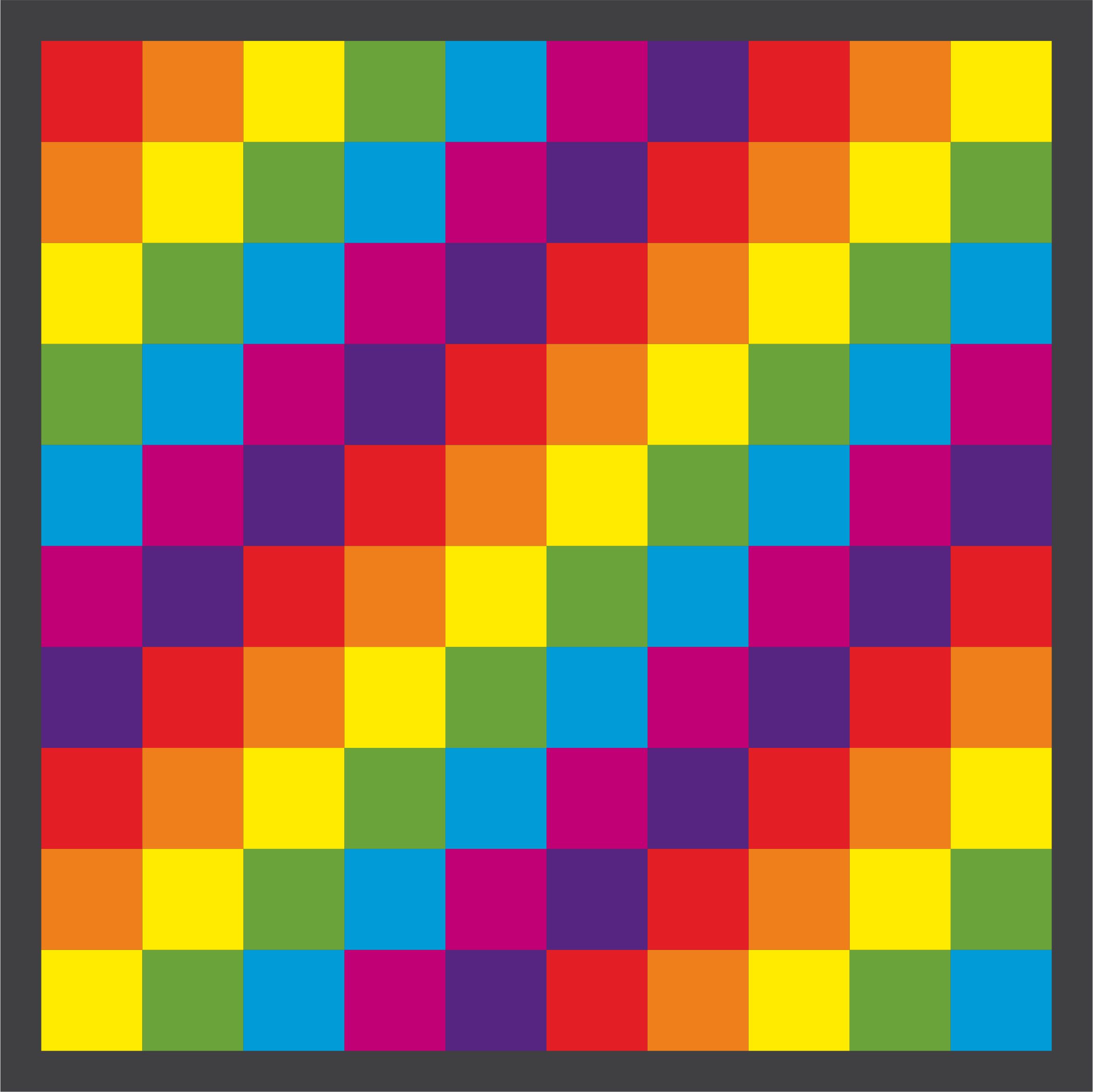 1 100 Grid Blank Creative Preformed Markings